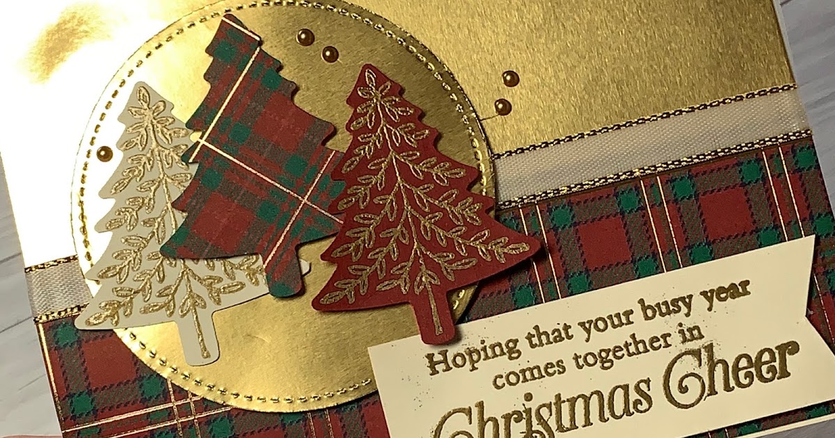 Perfectly Plaid with a fine line of Gold - That's what Wrapped in Plaid ...