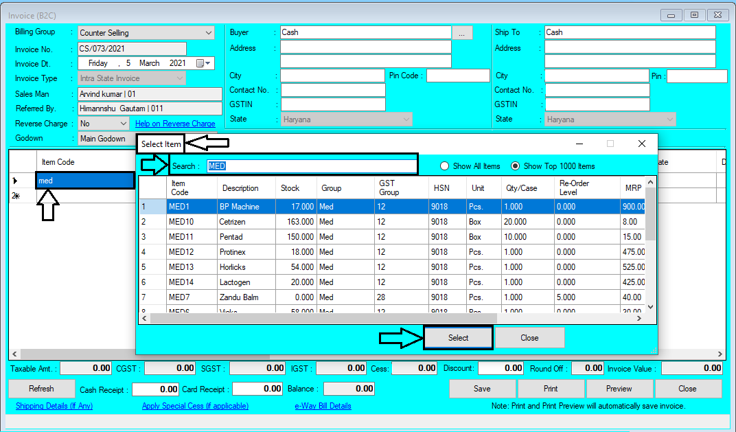 Invoice B2C Help Guide
