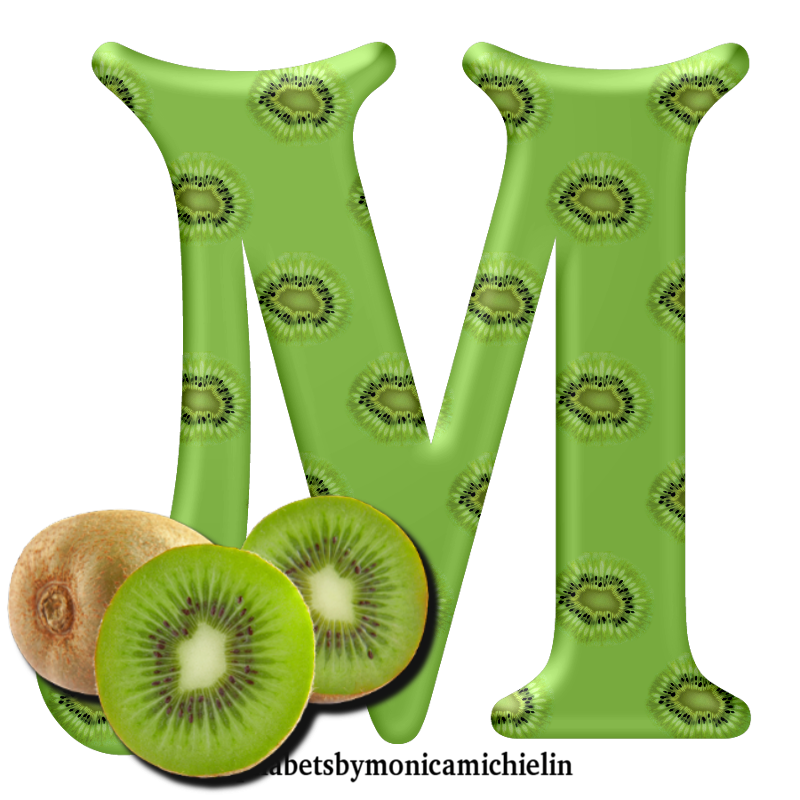 Monica Michielin Alphabets: KIWIFRUIT ALPHABET (ALFABETO KIWI FRUTA ...
