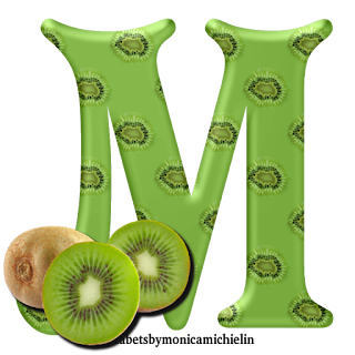 M. Michielin Alphabets: KIWIFRUIT ALPHABET (ALFABETO KIWI FRUTA) AND ...