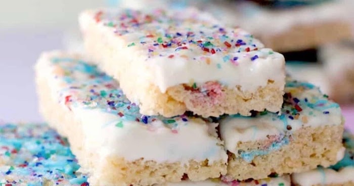 Cotton Candy Rice Crispy Treats
