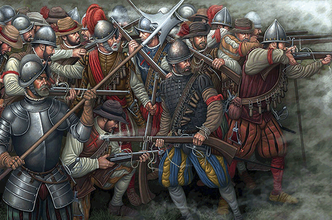 Historia de los Tercios Españoles: Armamento de los Tercios en Flandes