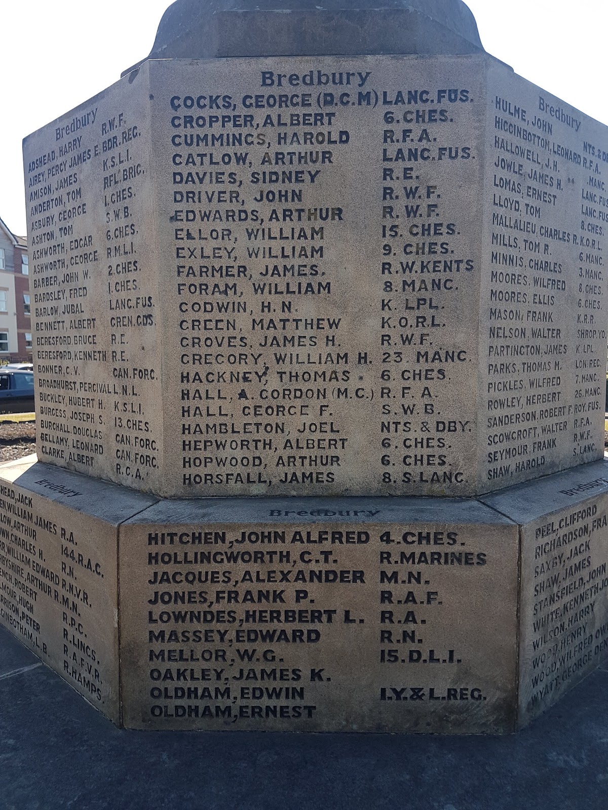 War Graves and Memorials: Bredbury & Romiley War Memorial