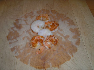 The Briny Lemon: Shrimp and Vegetable Spring Rolls with Lemongrass Sauce