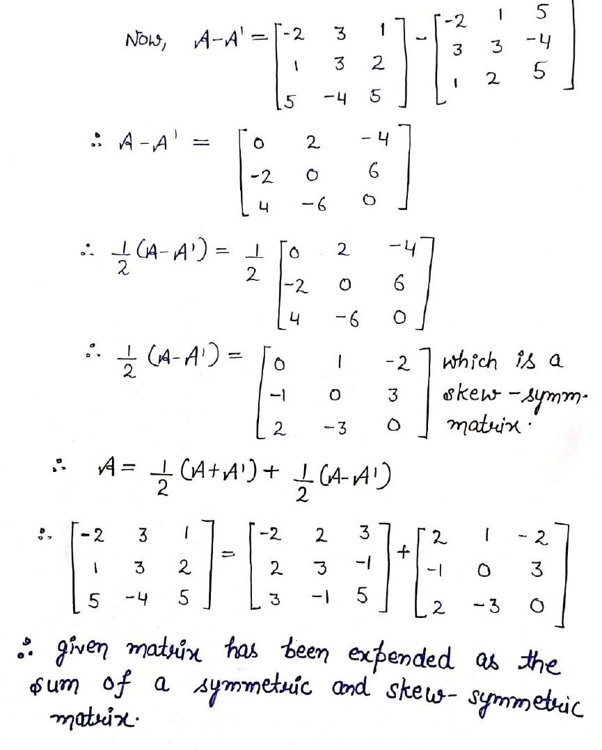 CH 3 - Matrices - Plus Two
