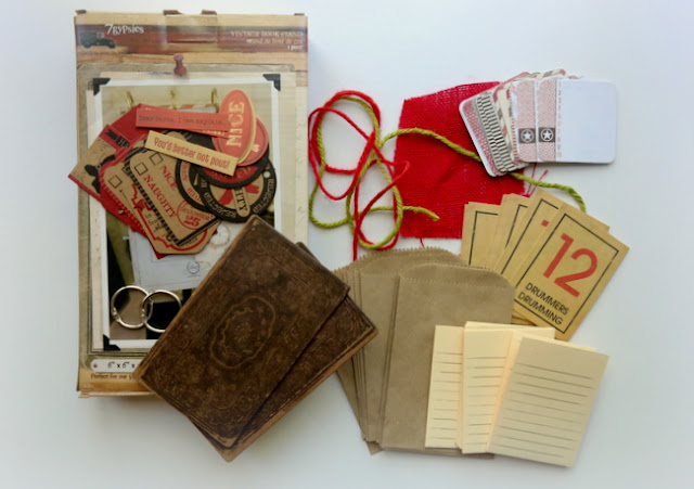 Christmas Countdown Paper Bag Album - Canvas Corp