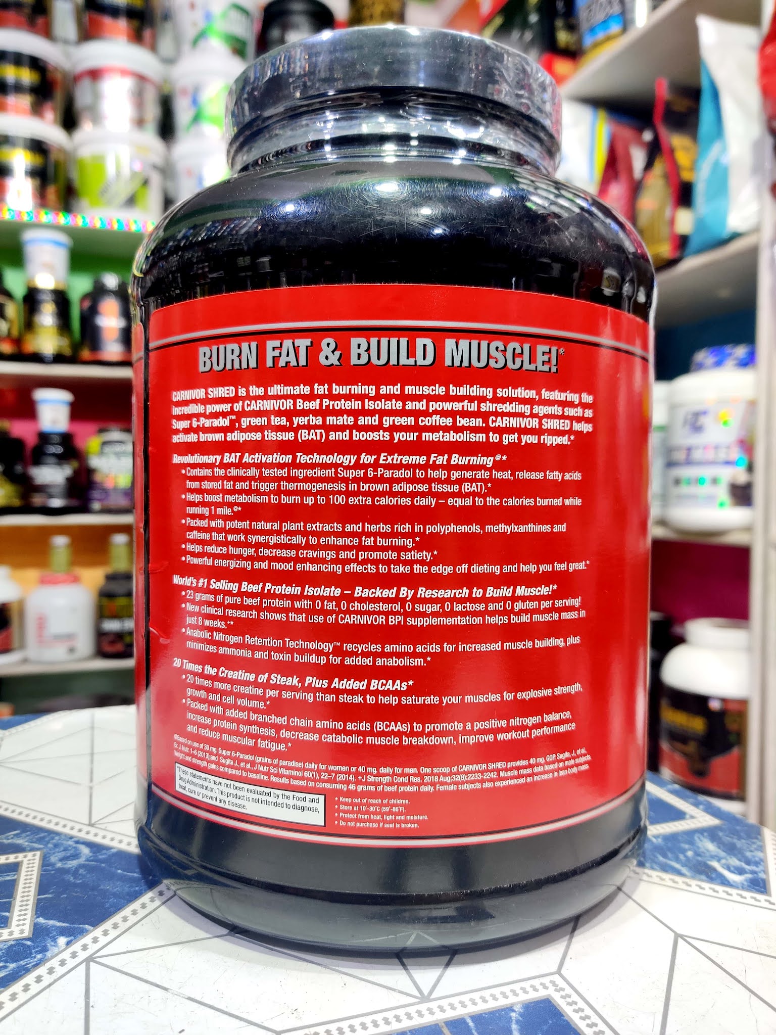 Muscle Meds Carnivor Shred Protein , 4 Lbs 56 Servings - NCRFS