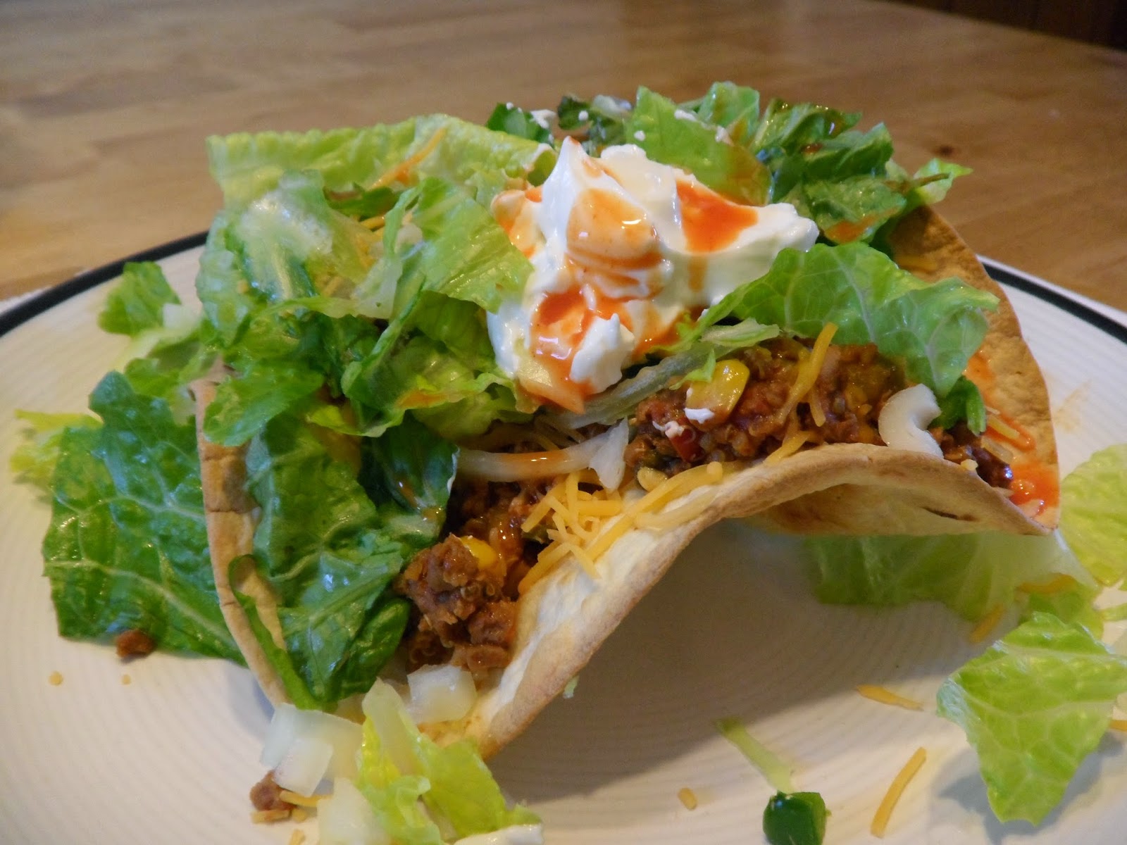Devour: Taco Salad in a Taco Bowl