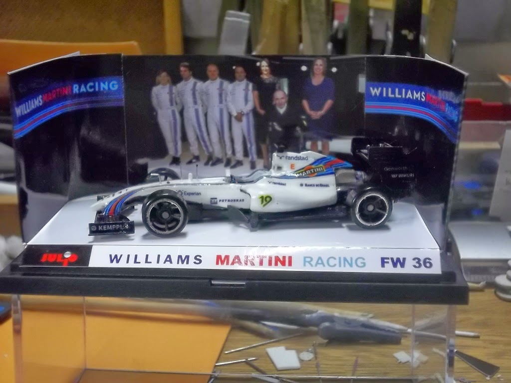 WILLIANS MARTINI RACING FW 36 - JULIO Design 1:64 JULIO 10Sign