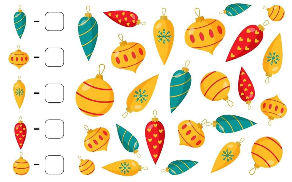 BLOG VIRGEN DE LORETO EDUCACIÓN INFANTIL: A Contar objetos navideños!