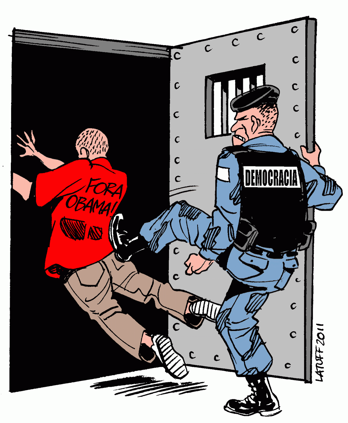 SEPE REGIONAL IV: Veja as charges do cartunista Latuff em solidariedade ...