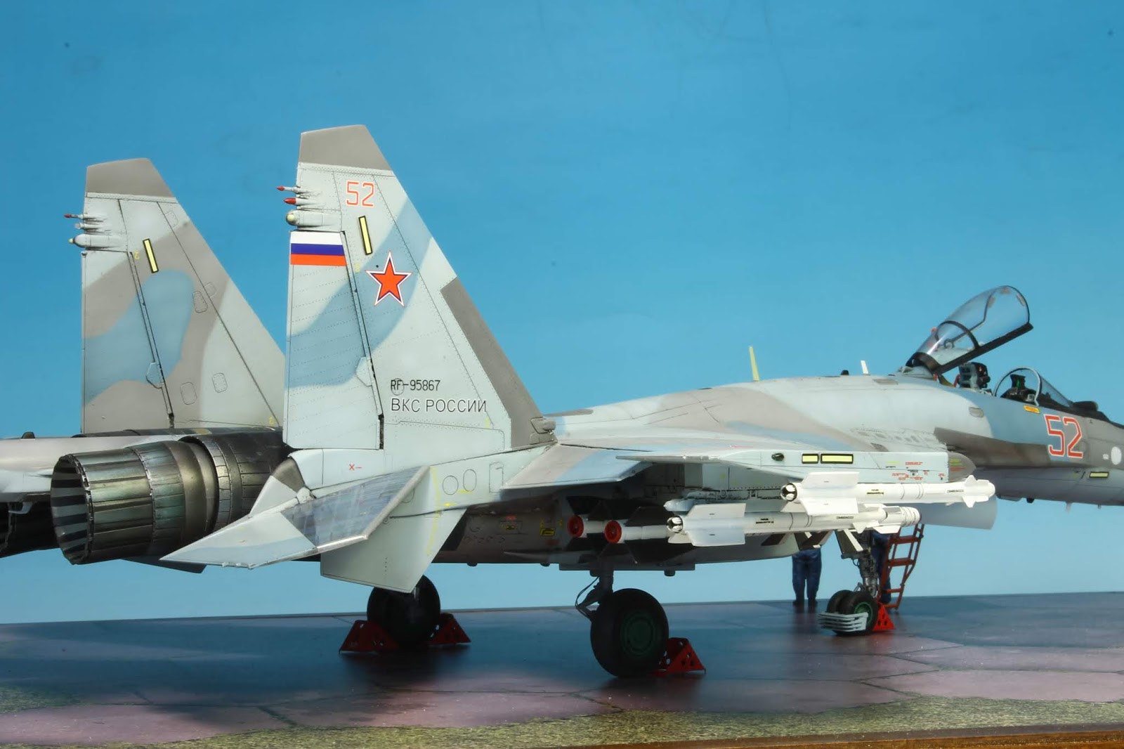 Istvan Michalko's scale models: Russian Sukhoi Su-35S Flanker-E - GWH ...