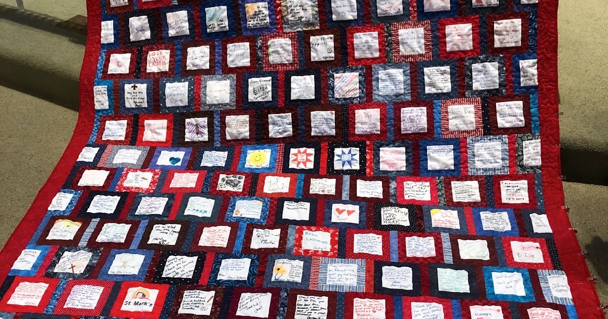 Christina's Handicrafts: Retirement Quilt Finished!