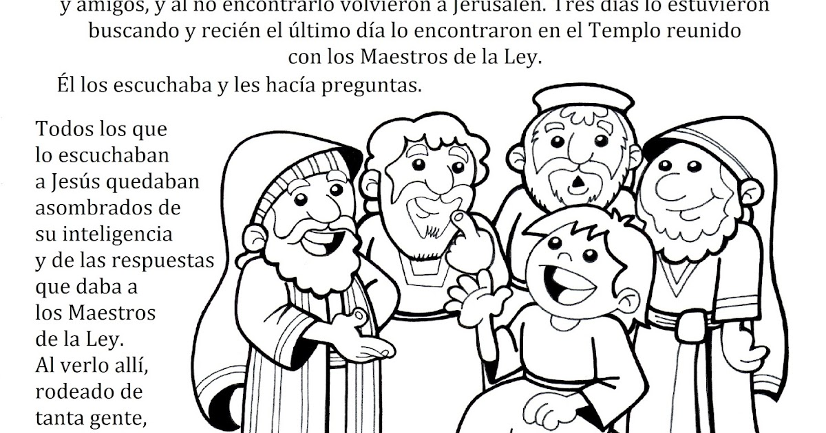 El Rincón de las Melli: EVANGELIO ADAPTADO: Jesús entre los Maestros de la Ley