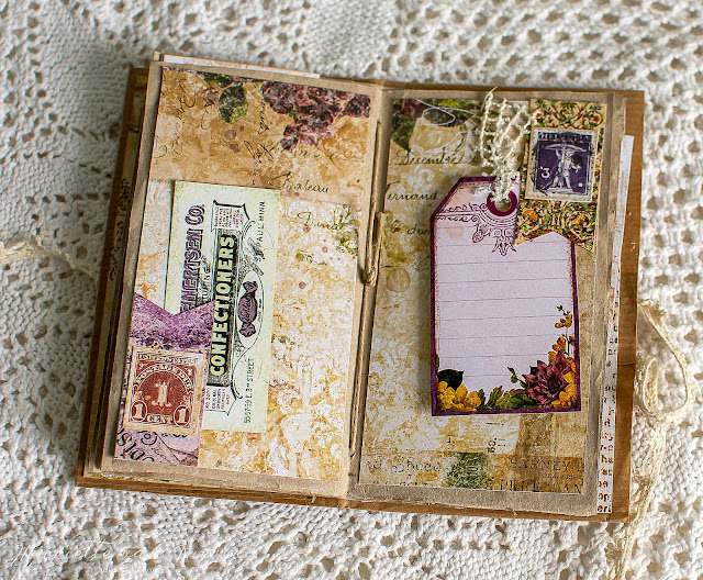 Blue Fern Studios: Paper bag mini journal