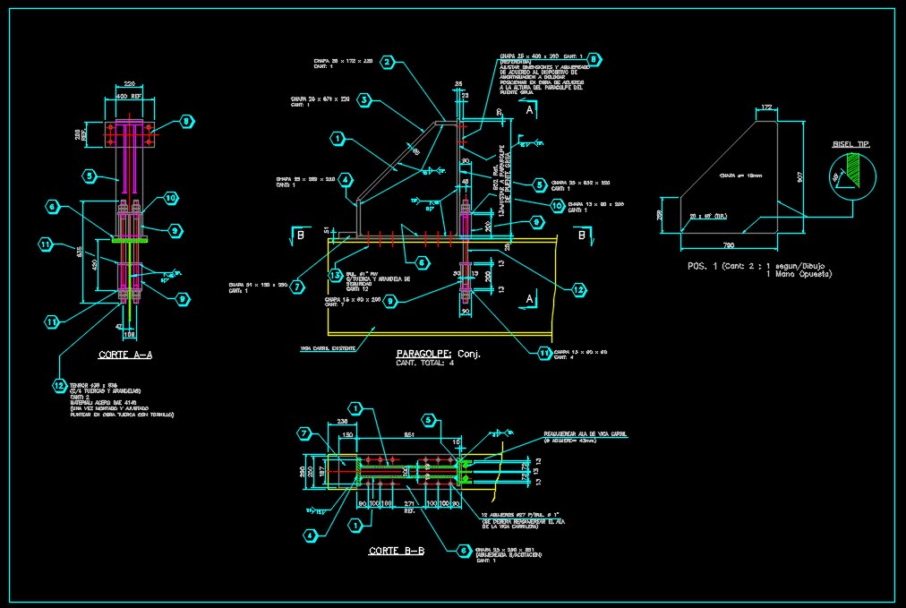 Overhead Bridge Crane [DWG]