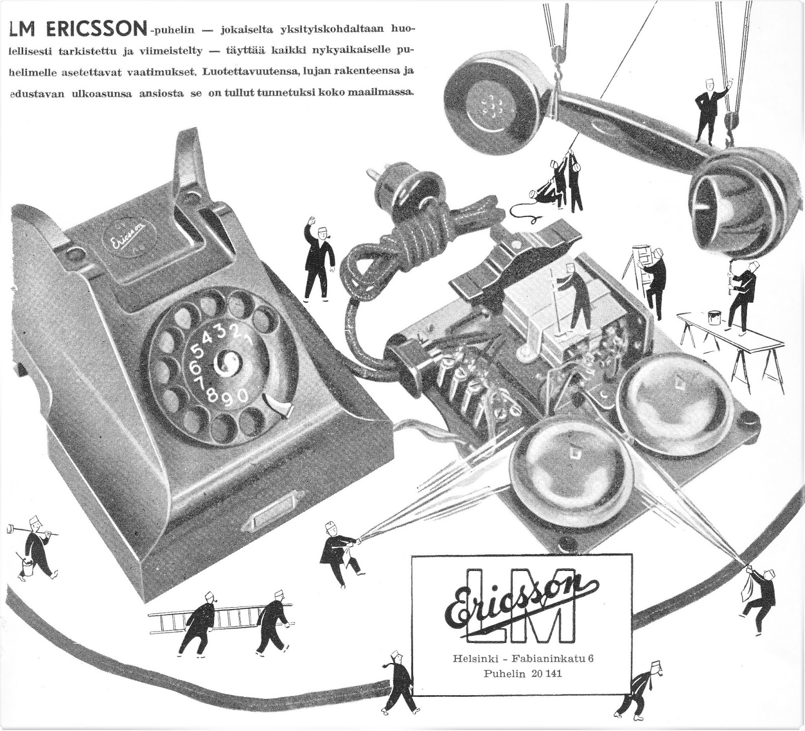 Vanhoja mainoksia: Puhelin