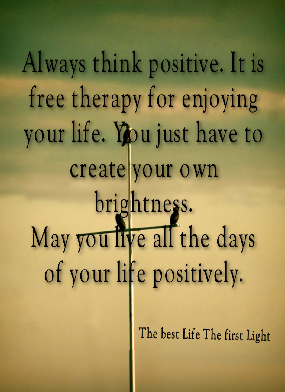 10+ Positive Thinking Status