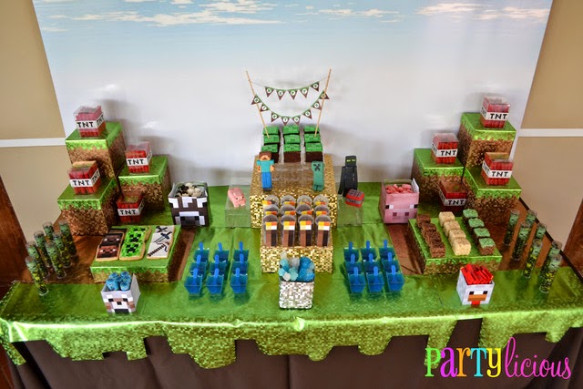 Minecraft Party Inspiration | Shipwrecked on Fabulous Island