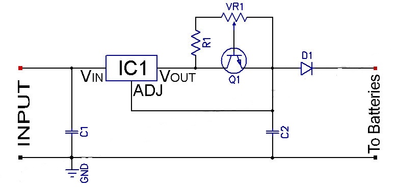 Ni-Cd and Ni-MH Adjustable constant current Circuit Diagram ...