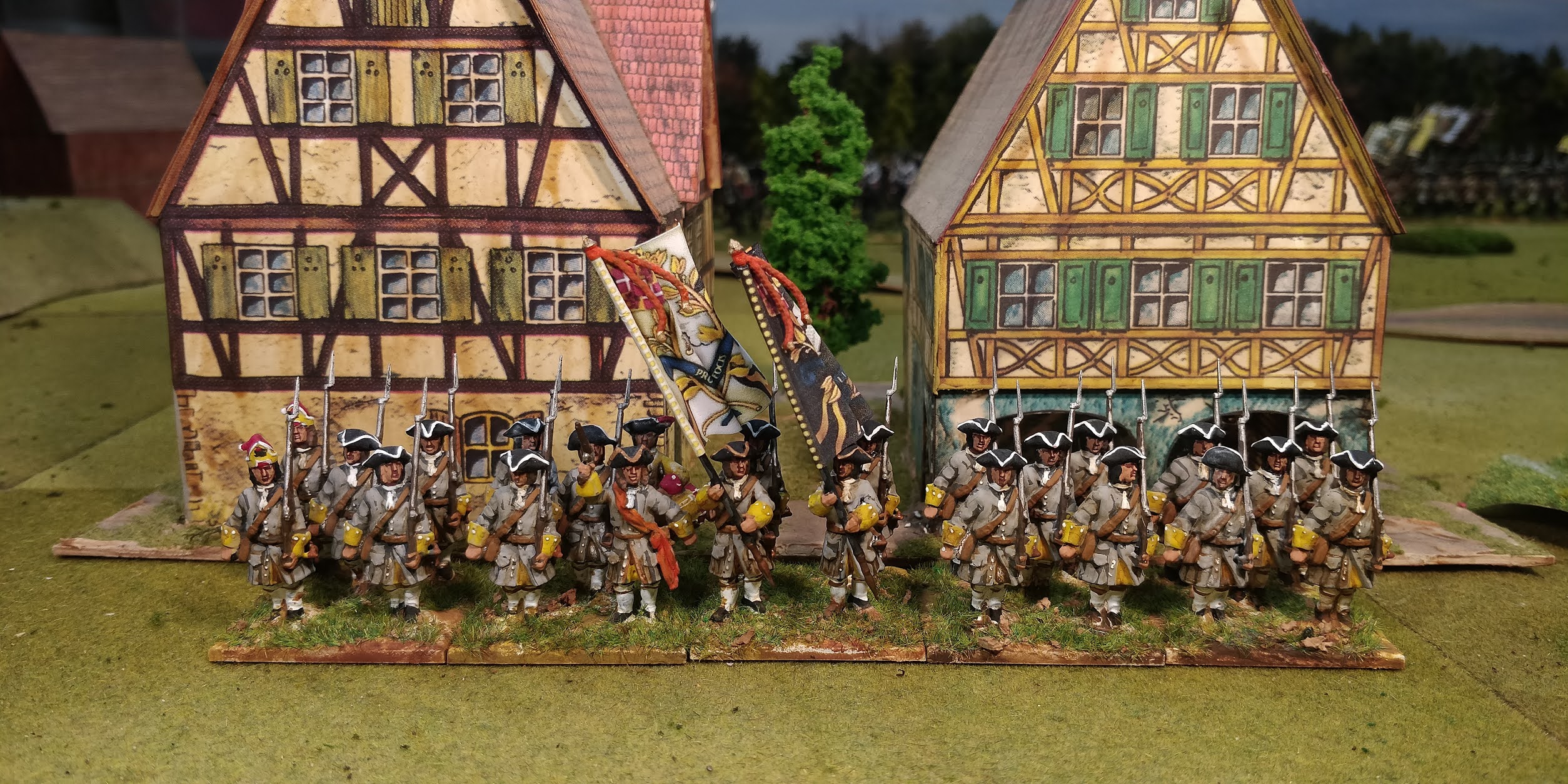 Painting Wargames Figures: 28mm WSS: Dutch Regiment Pallandt