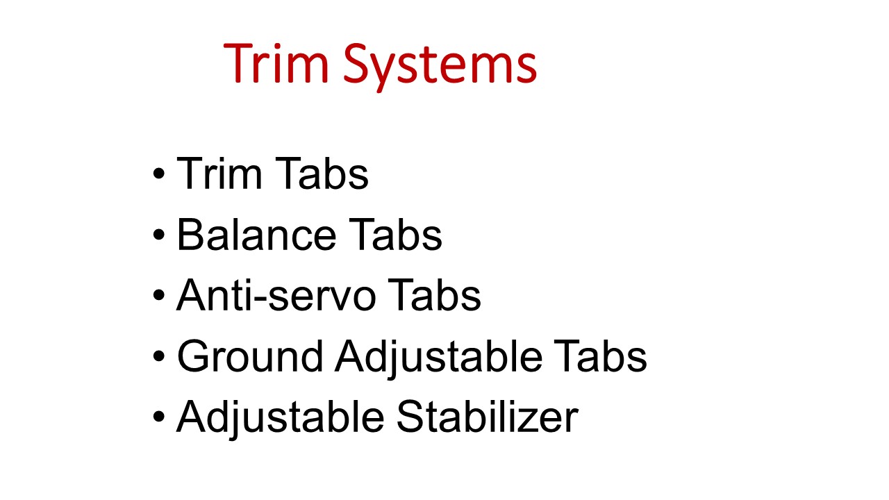 Aircraft Secondary Flight Controls // Flaps ,Trim Devices ~ Part 66 ...