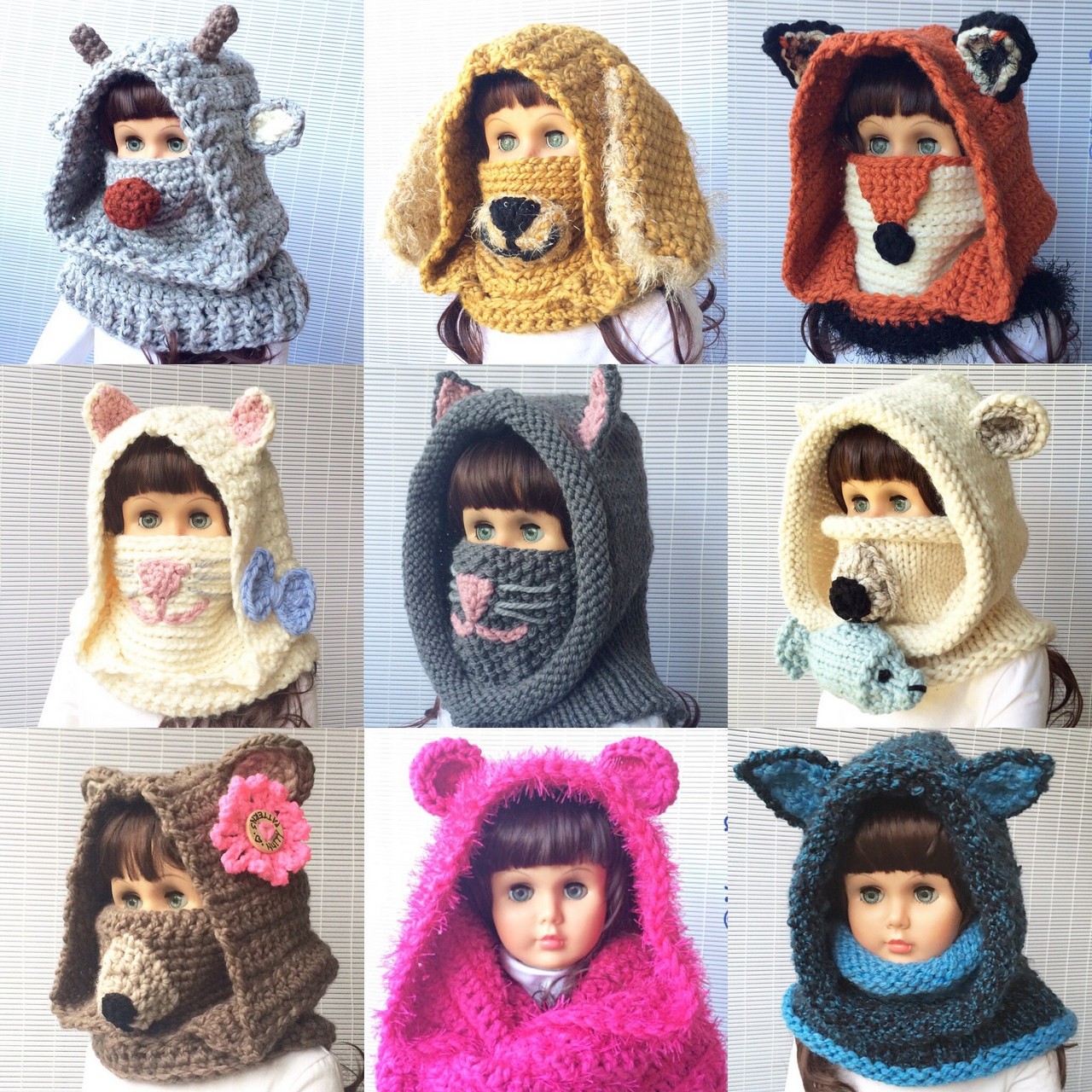 Animal Cowl Crochet Pattern - Ovie Media