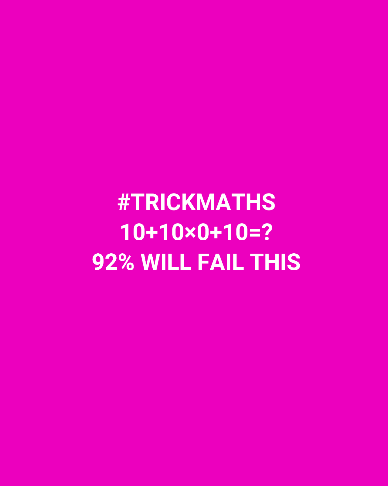 TOP TEN TRICKY MATH QUIZ WITH SOLUTIONS THAT WILL BLOW YOUR MIND