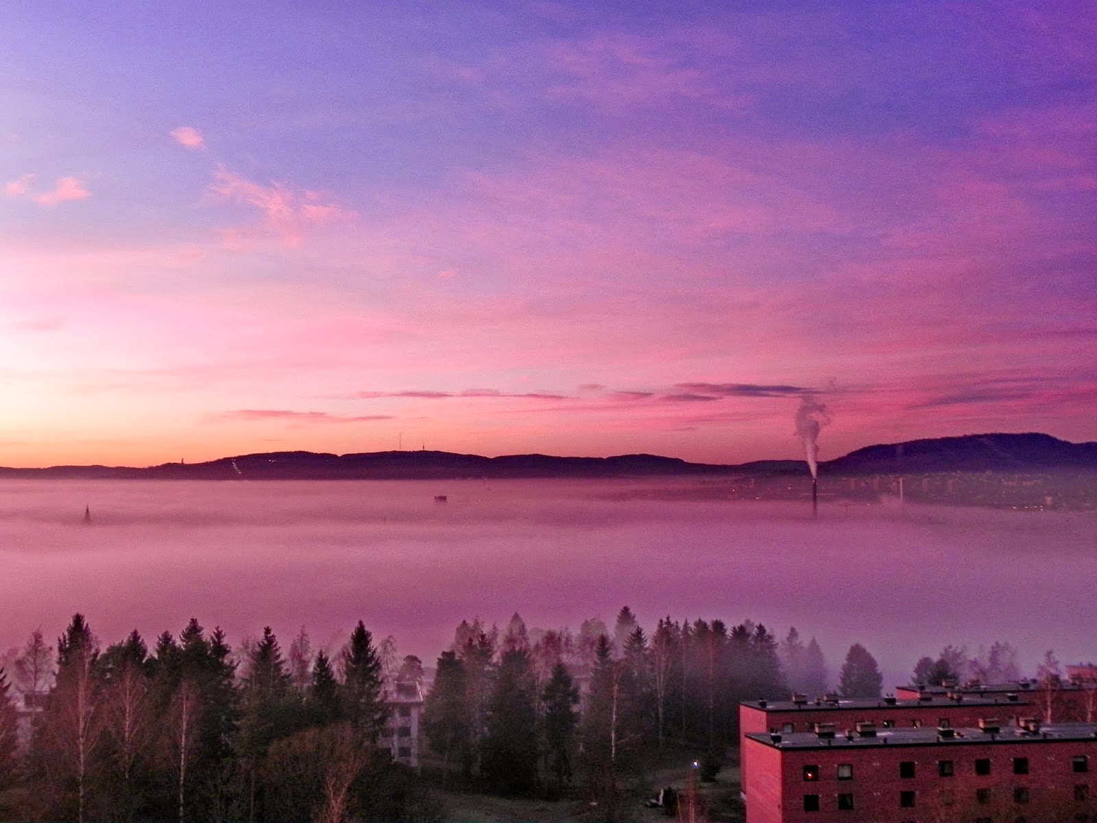 Björnidets blogg: Höstdimma över Groruddalen