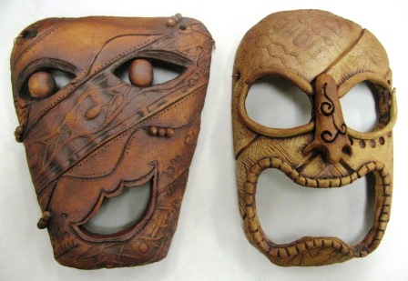 ARTISUN: Clay Masks - Student Work