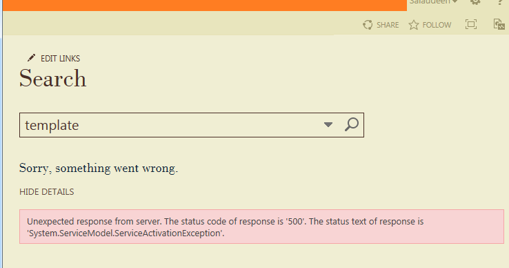 Sharepoint 2013 Error Unexpected Response From Server The Status Code