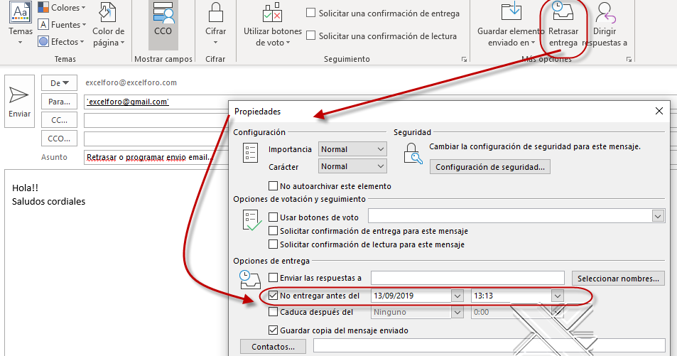 Vba Retrasar Entrega De Email Desde Excel Excel Foro Un Blog De Excel