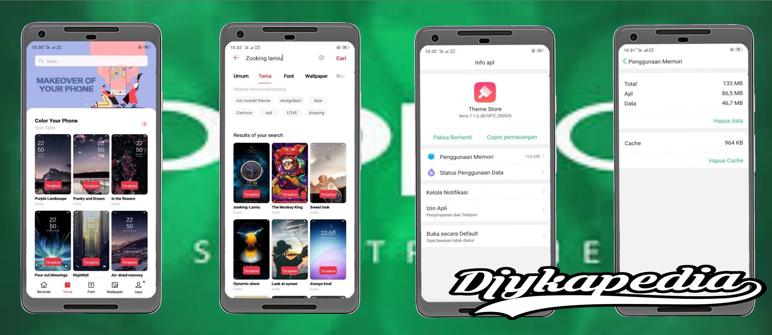 √ Cara menerapkan tema permanent di Hp Oppo - DhykaShare