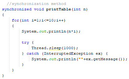 Synchronization & its types
