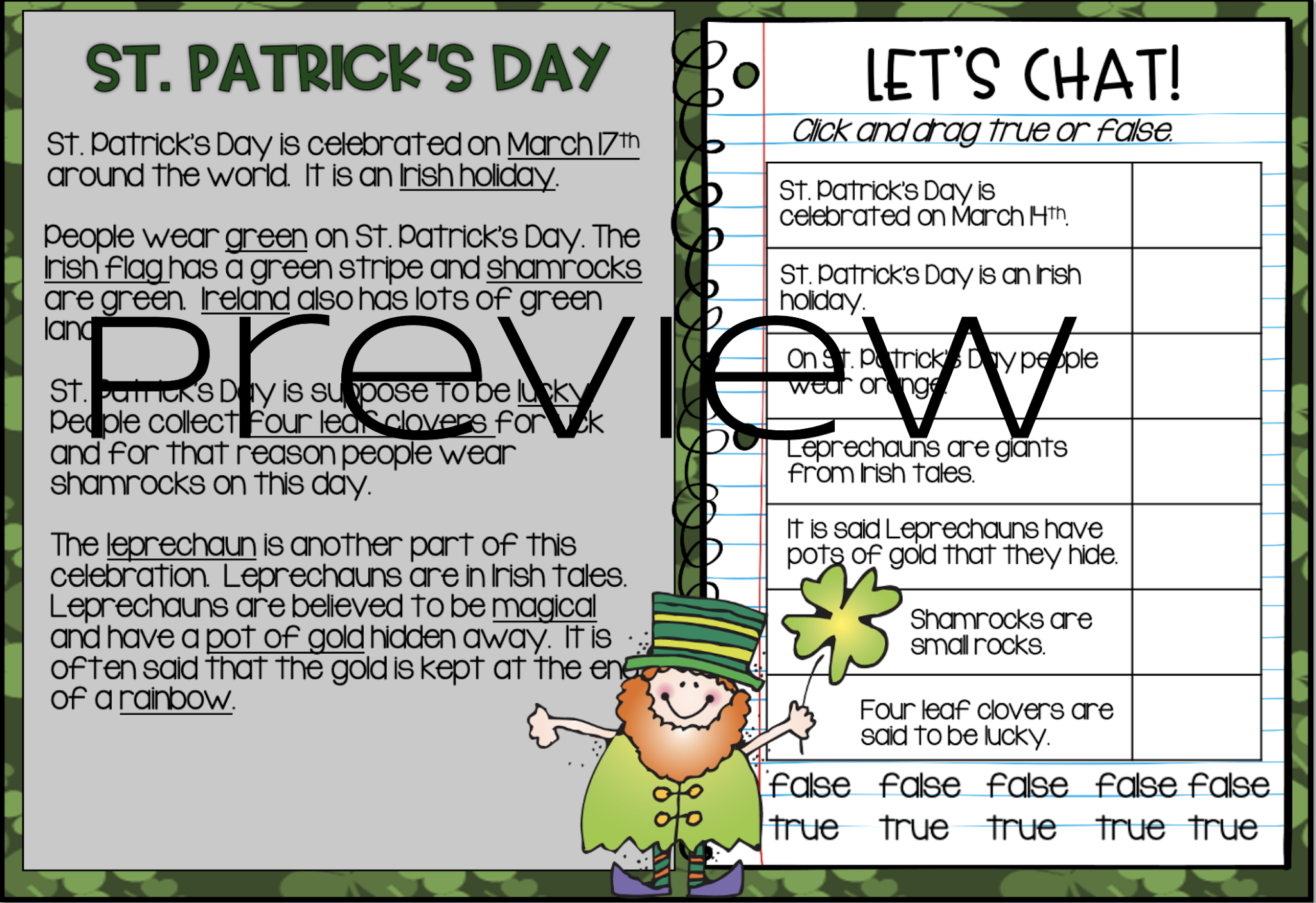 1st Grade Hip Hip Hooray!: Are You Feeling LUCKY!! Check out these St ...