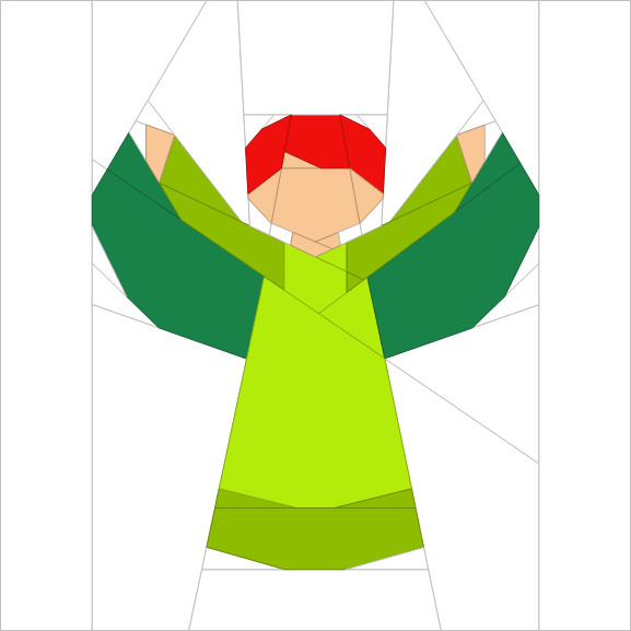 Angel block pattern | Projektownia Jednoiglec