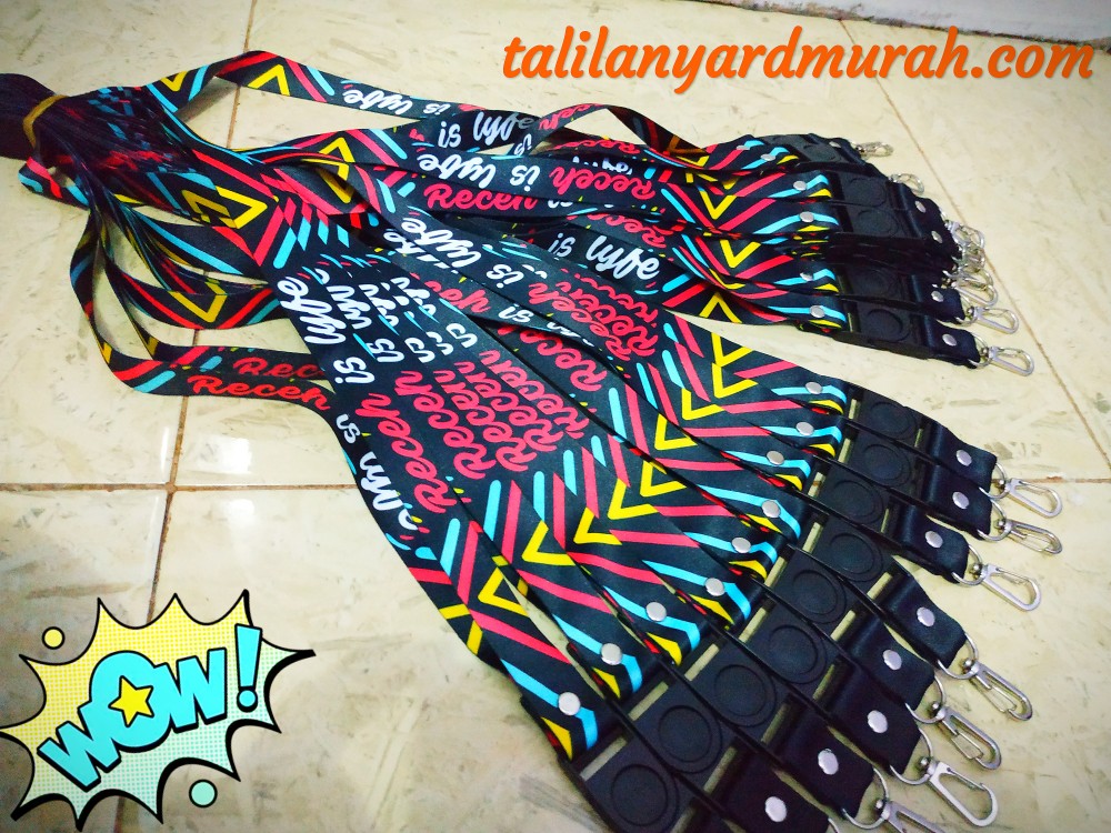 Tali Lanyard Warna Hitam Yang Cocok Untuk Segala Macam Desain - Jual ...