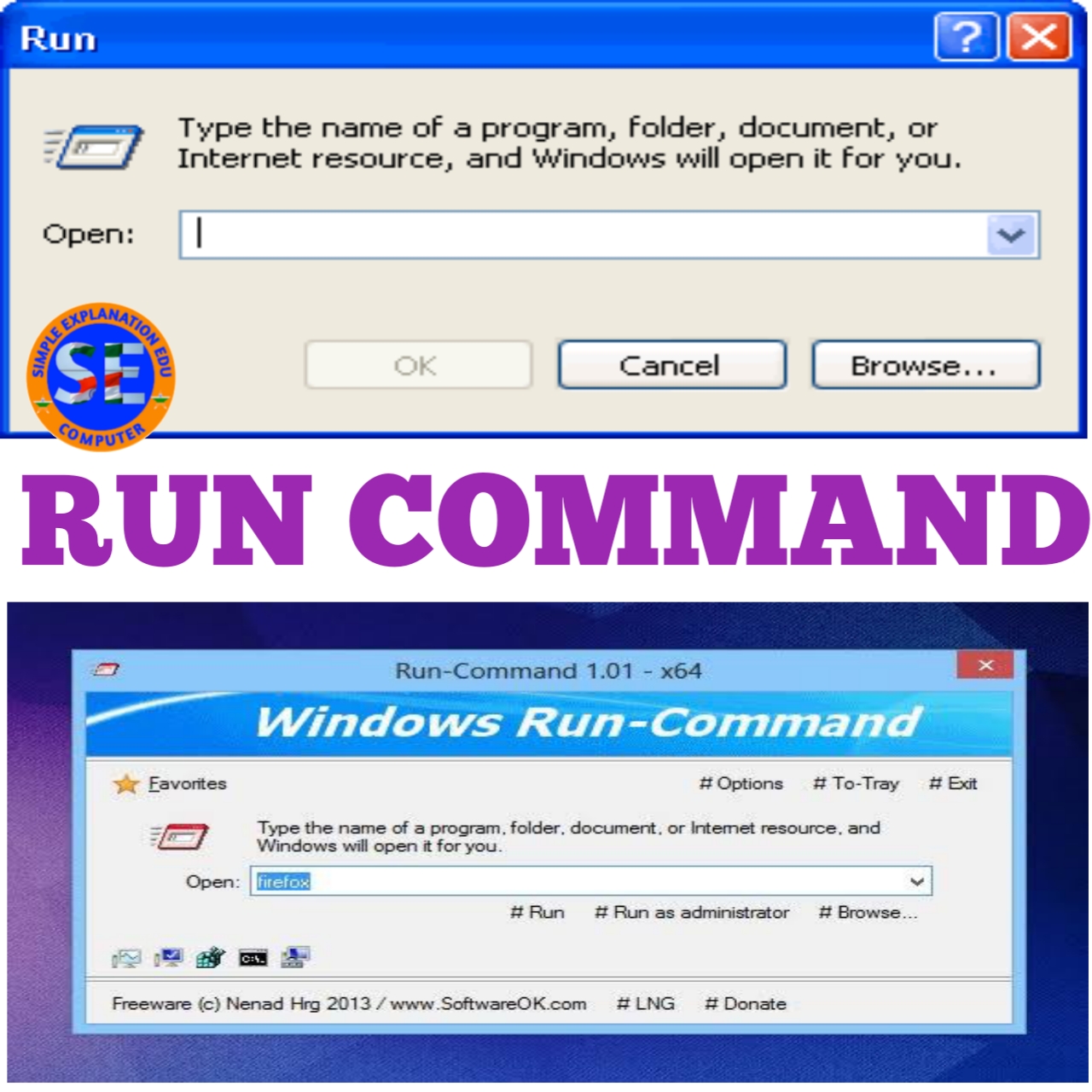 Computer Shortcut Keys All Run Commands (Win Key + R)