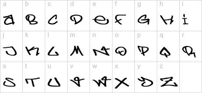 newsgraffity: Lower Case, Uppercase Graffiti Fonts Berlin