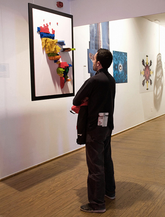 Infographics news: A cartogram done in real 3D