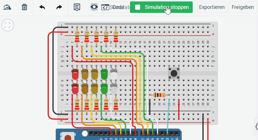 Simulationsprogram - ARDUINO UNO R3