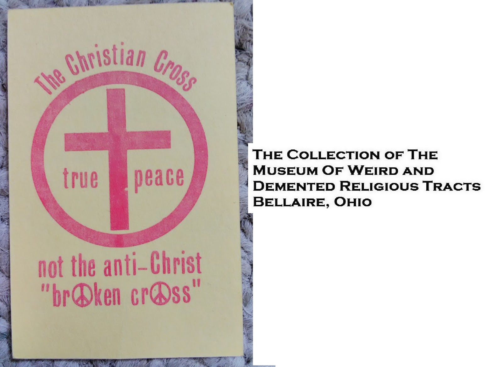 Museum of Weird and Demented Religious Tracts: Weird Tract Number 112 ...