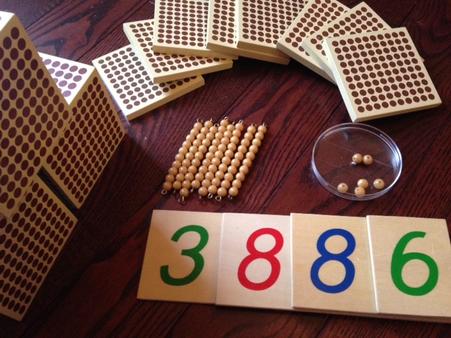 Early Golden Bead Bank Game & The Magic Slide, Montessori Early Math At ...