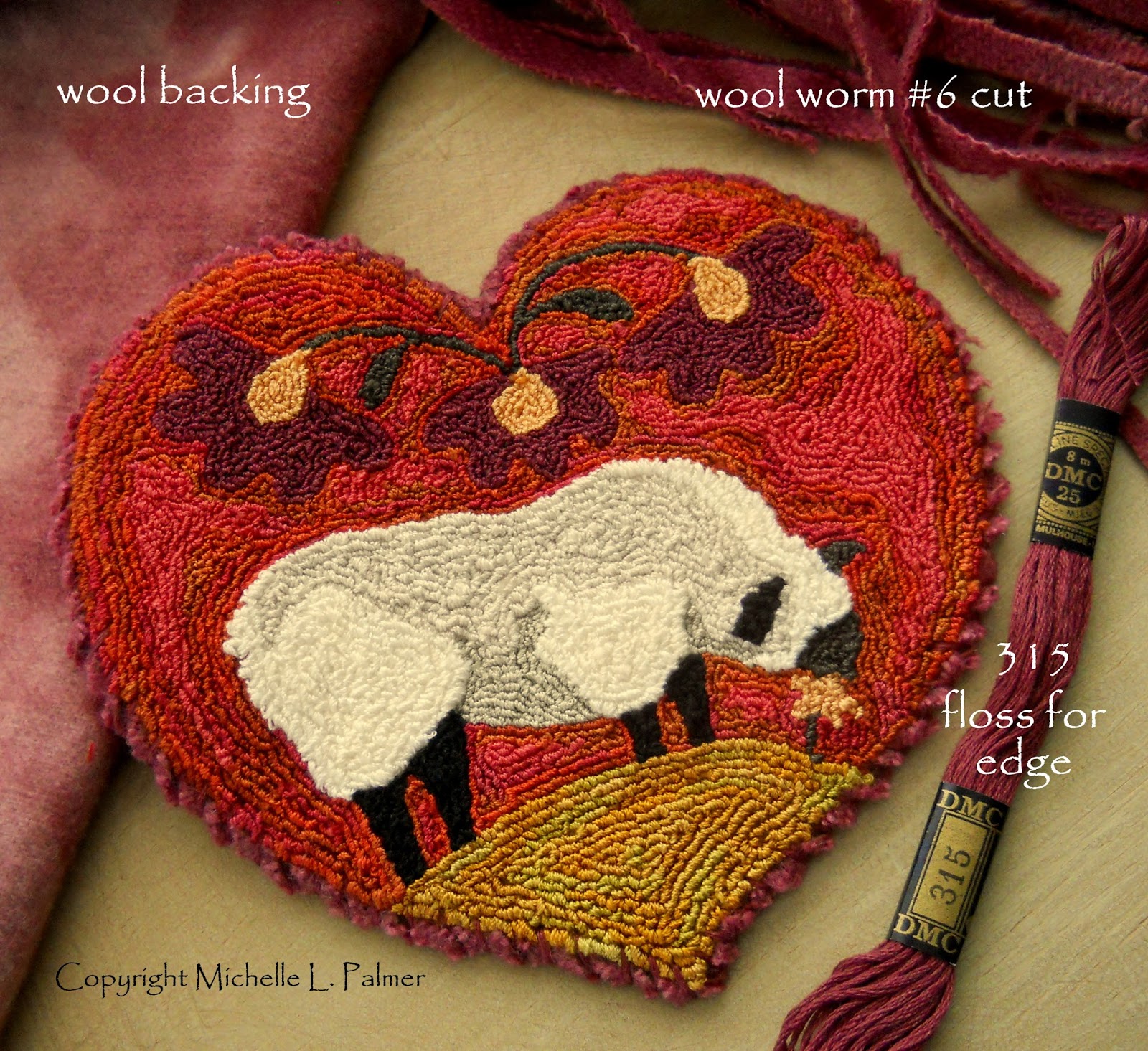 Michelle Palmer: Valentine Punch Needle~