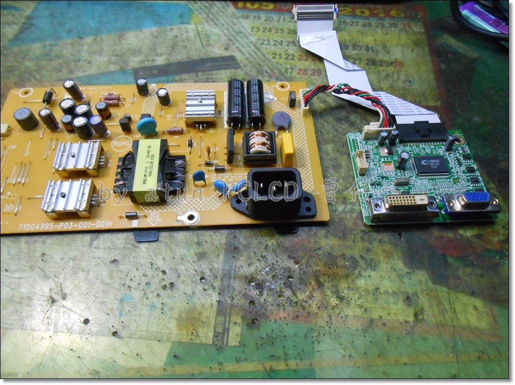 Kao．atun LCD 液晶專修: 高雄、屏東．液晶『電視』、『螢幕』維修～ASUS（華碩）型號：VS208，D—SUB訊號源無法偵測、顯示 ...