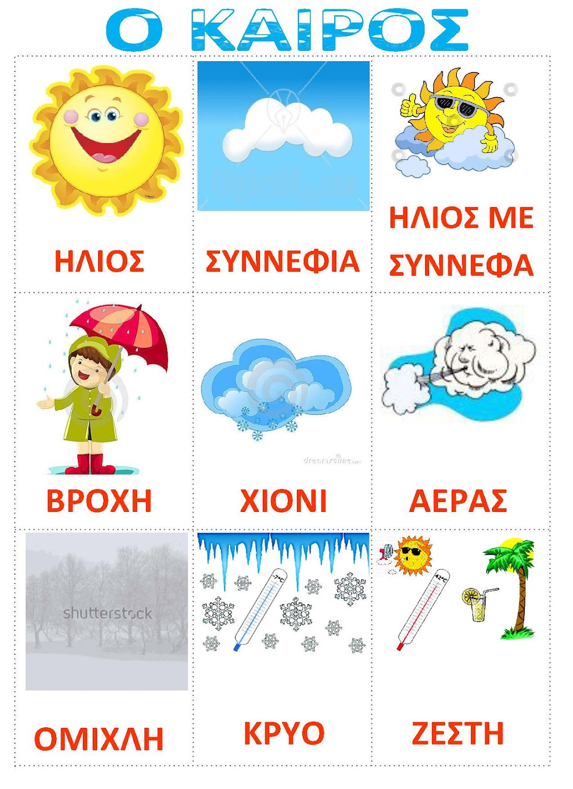 dreamskindergarten Το νηπιαγωγείο που ονειρεύομαι !: Πίνακες αναφοράς ...