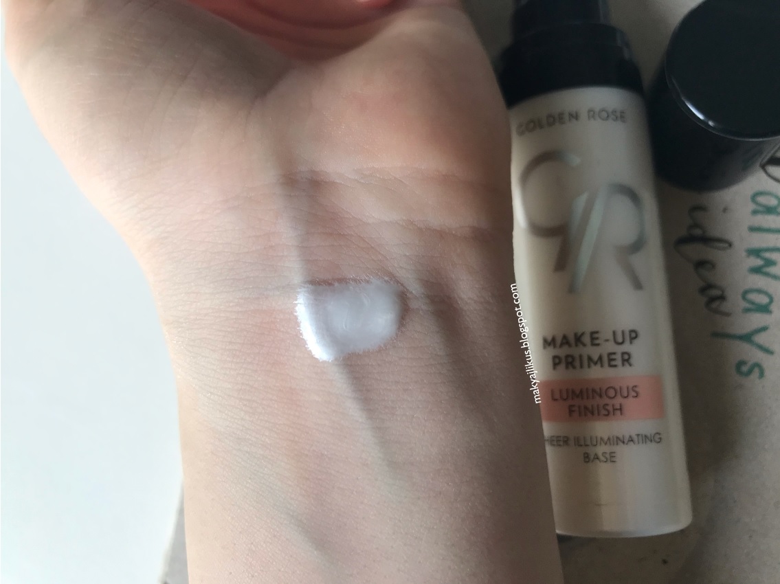 Golden Rose Make-up Primer Luminous Finish - MakyajlıKuş Blog