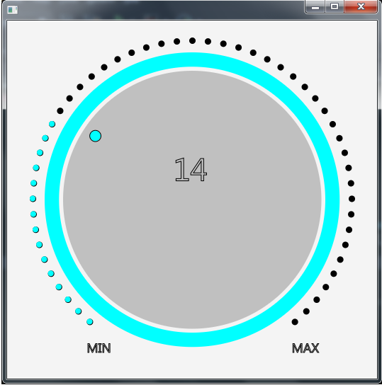 JavaFx Custom Volume Knob Node JavaFx Custom Volume Knob Node