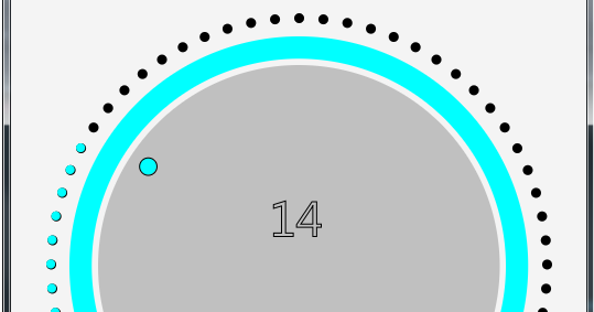 Javafx Custom Volume Knob Node