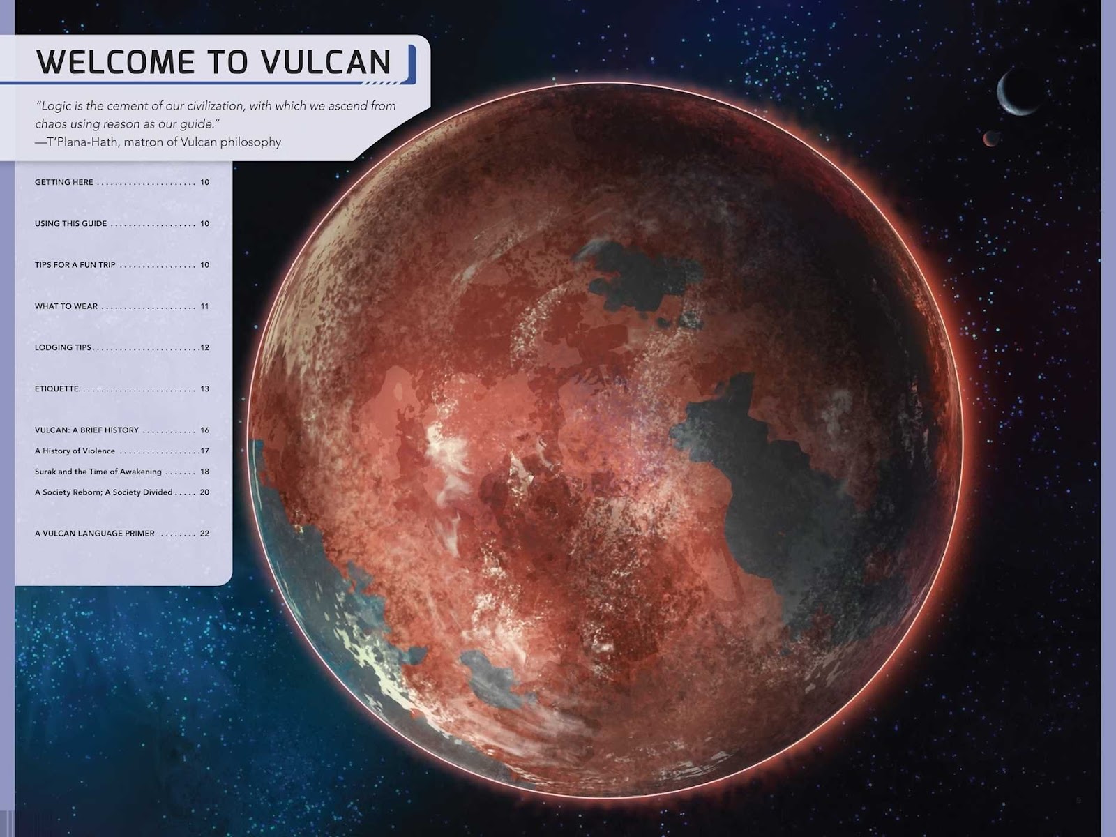 The Trek Collective: Vulcan Travel Guide cover and preview